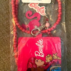 Barbie | Accessories | Nwt Barbie Lanyard With Card Holder Beaded ...